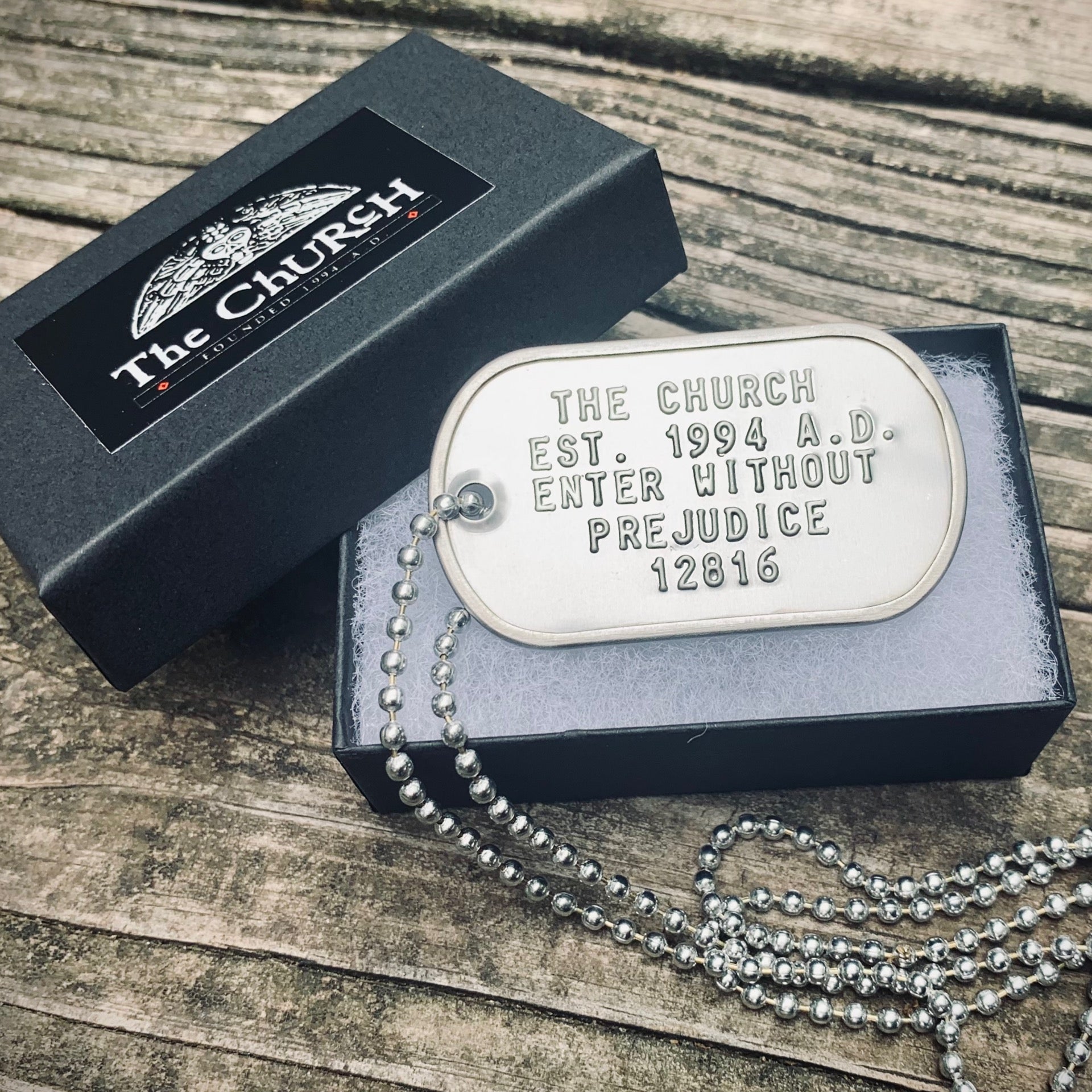 Numbered Dog Tag | The Church Dallas